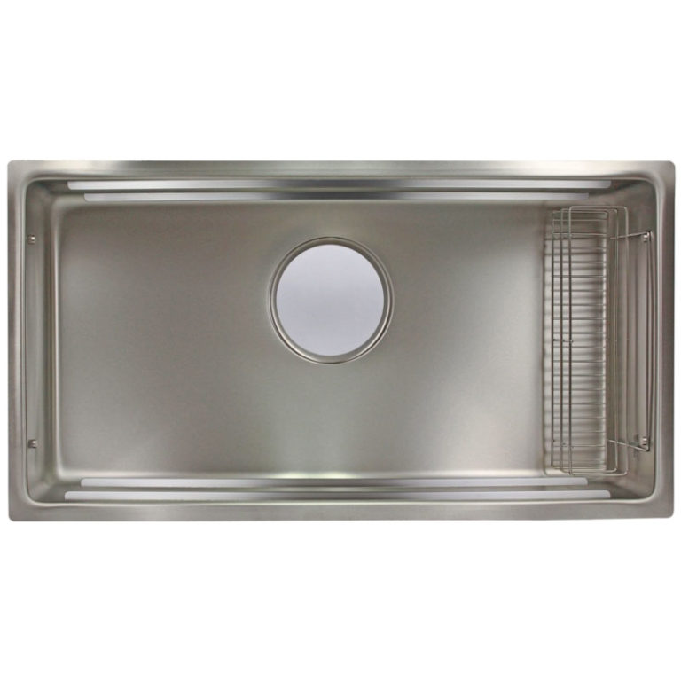 SH ステンレスシンク(アンダー) JSL-3F-FS(15R) (W826XD410)2段レール - E:kitchen pro