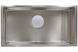 SH ステンレスシンク(アンダー) JSL-3F-FS(15R) (W826XD410)2段レール - E:kitchen pro