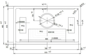 SH ステンレスシンク(アンダー) JSN-3F-FS(15R) (W760XD410)2段レール（180∮排水口） - E:kitchen pro